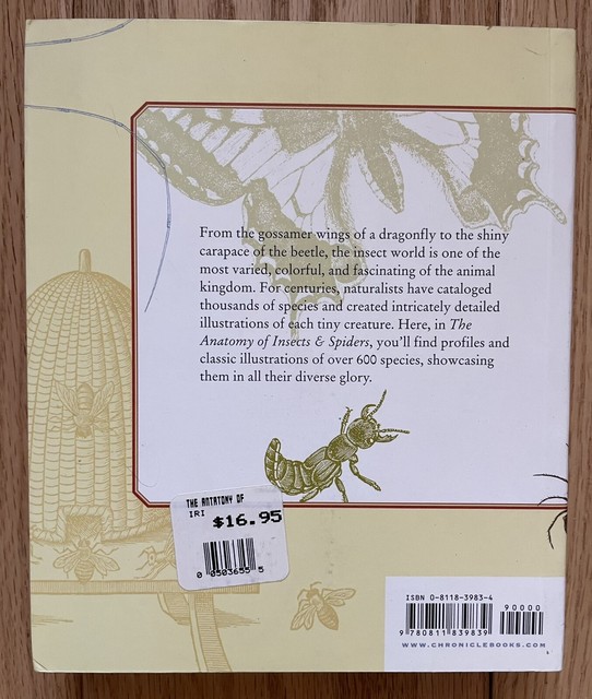 The Anatomy of Insects & Spiders : Over 600 Exquisite Forms by David ...