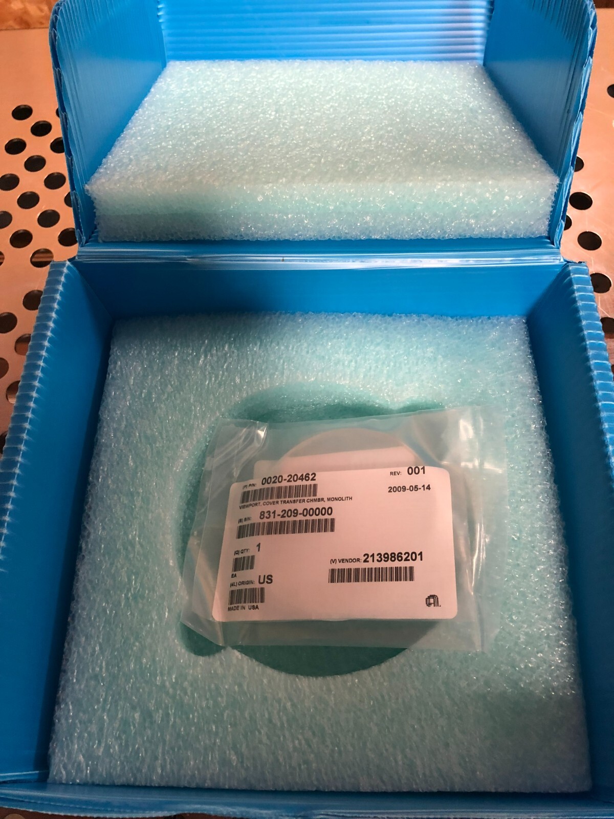 AMATS 0020-20462 VIEWPORT, COVER TRANSFER CHAMBER | eBay