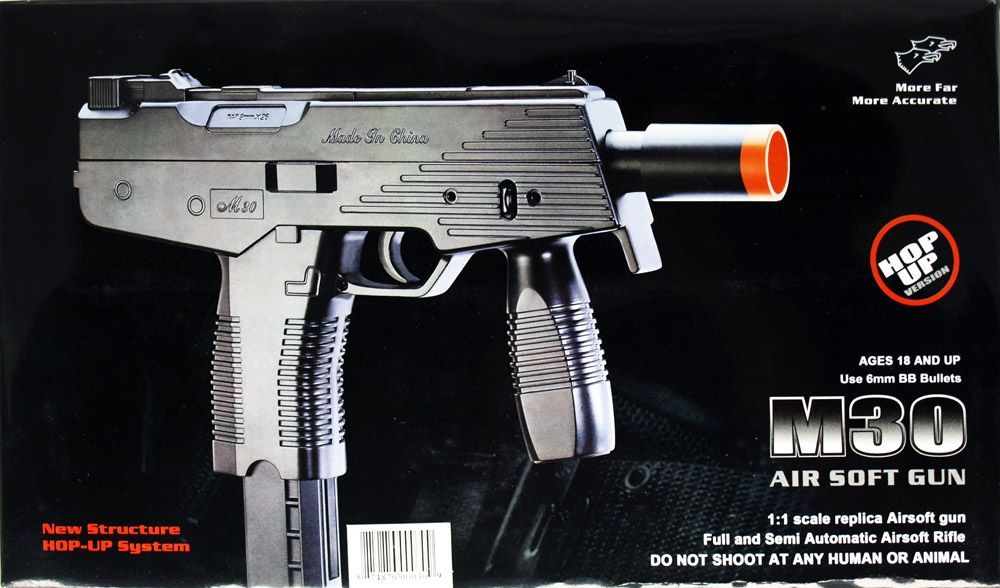 10" M30 Spring Airsoft Rifle Pistol Handgun Gun Air Soft 250 FPS DE w ...