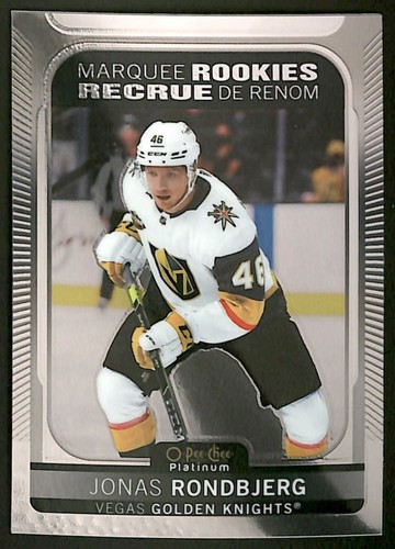 2021-22 O-Pee-Chee Platinum Marquee Rookies #283 Jonas Rondbjerg Rookie ...