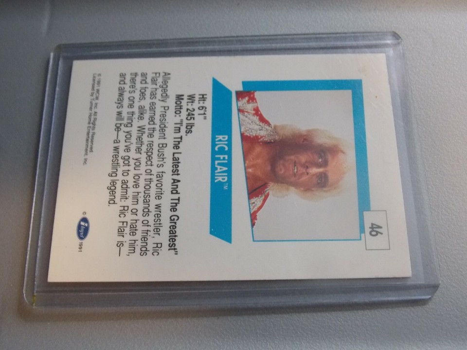 RIC FLAIR - 1991 Impel WCW Wrestling Card #46 WCW - MINT Condition!! | eBay