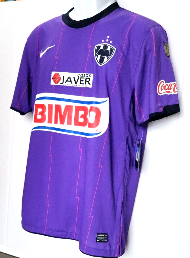 Rayados de Monterrey Jersey Purple Authentic Nike Size Large 2010-2011 ...