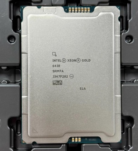 Intel Xeon Gold 6430 2.1GHz 32 Core 64 Thread 60MB 270W Server CPU ...
