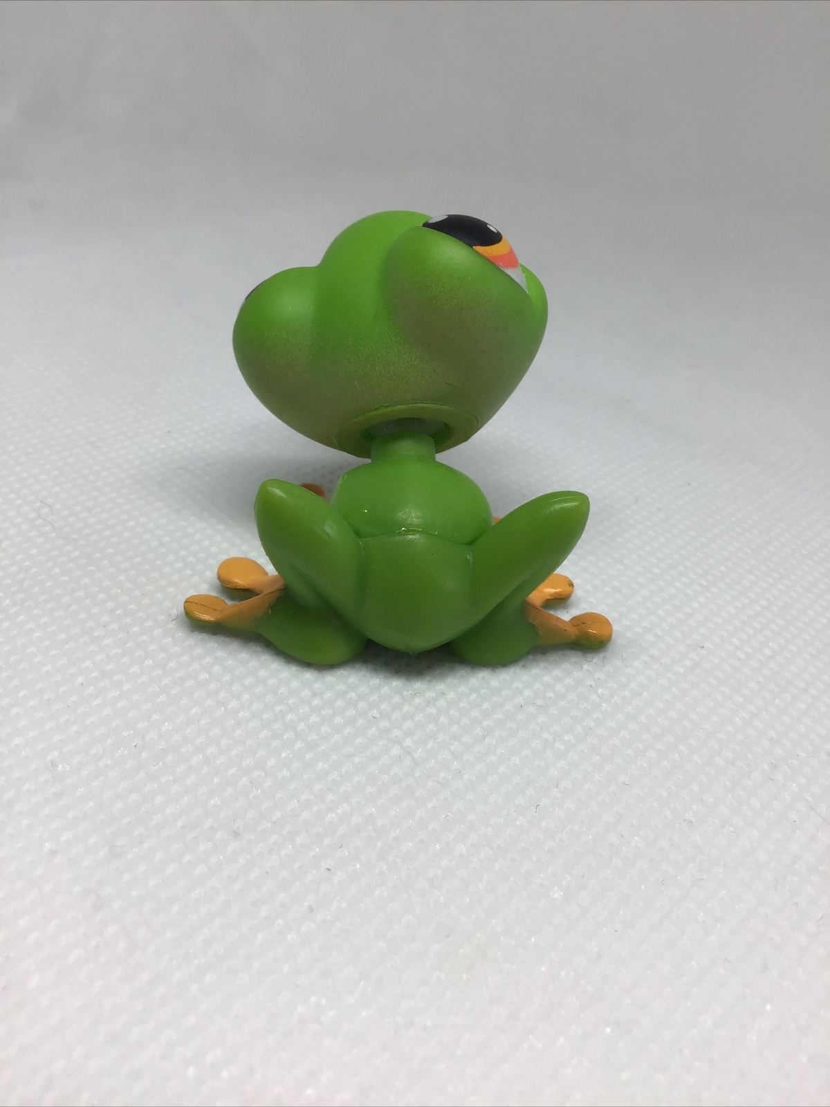Littlest Pet Shop LPS #264 Green Tree Frog With Yellow Fingers Red ...