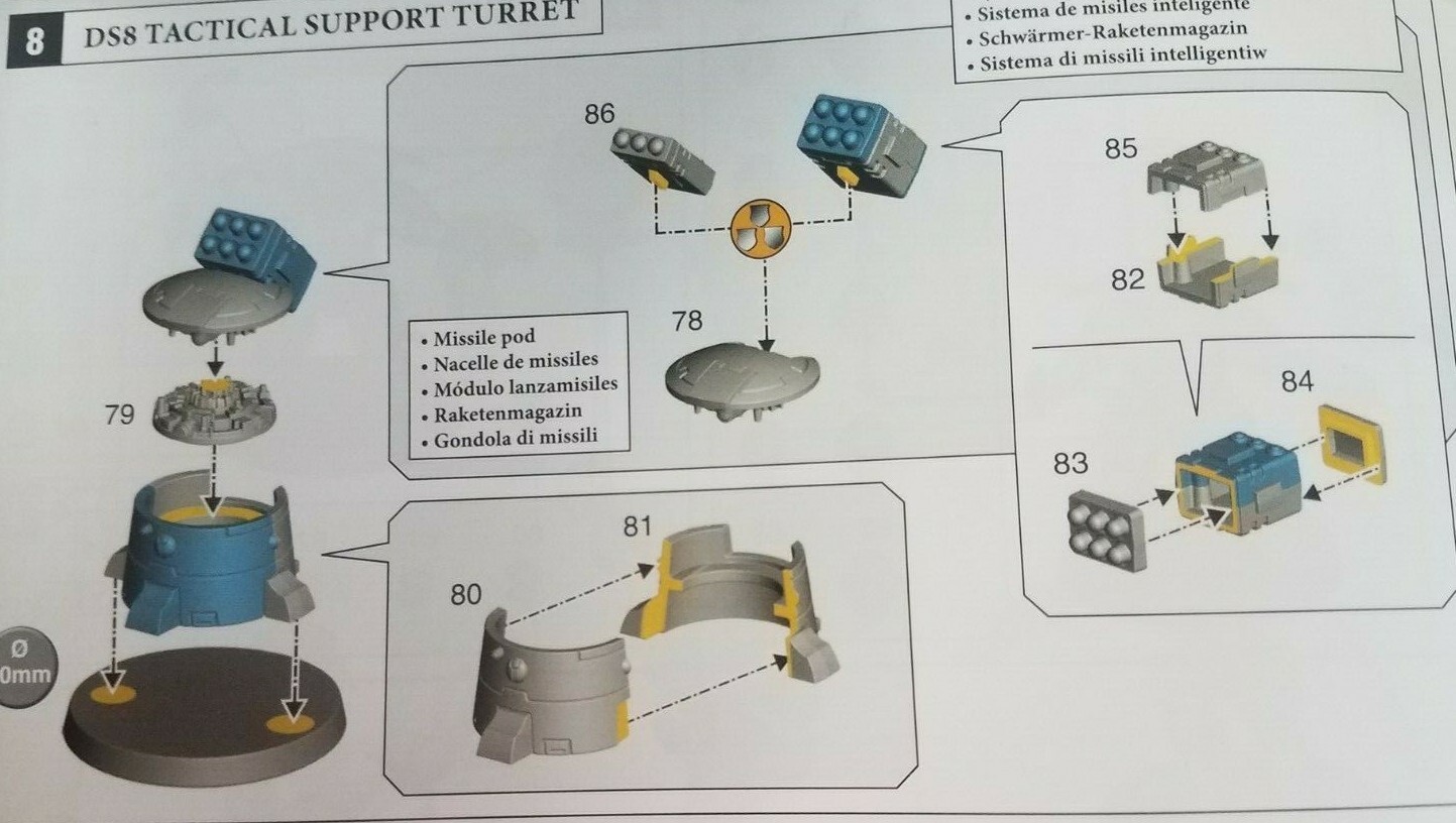 Tau Empire Fire Warriors DS8 Tactical Support Turret | eBay UK