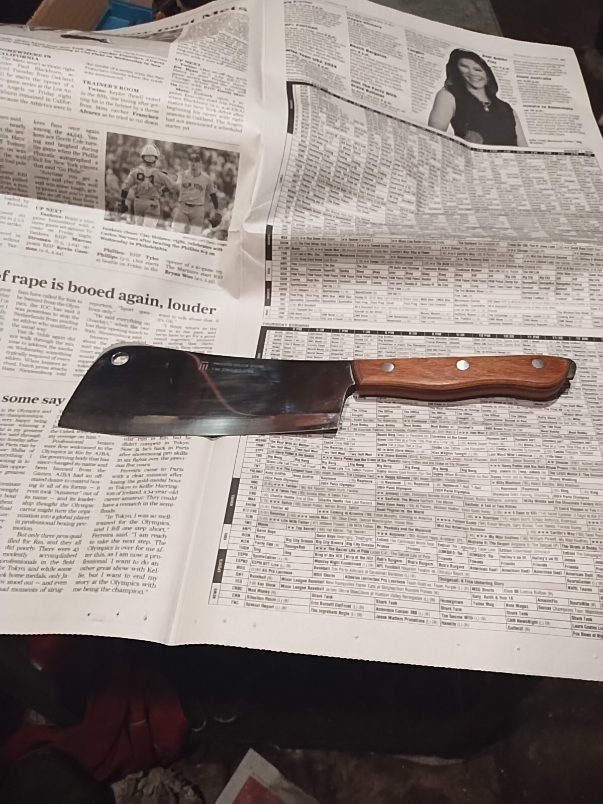 Vintage Precision Hollow Ground Meat Cleaver | eBay