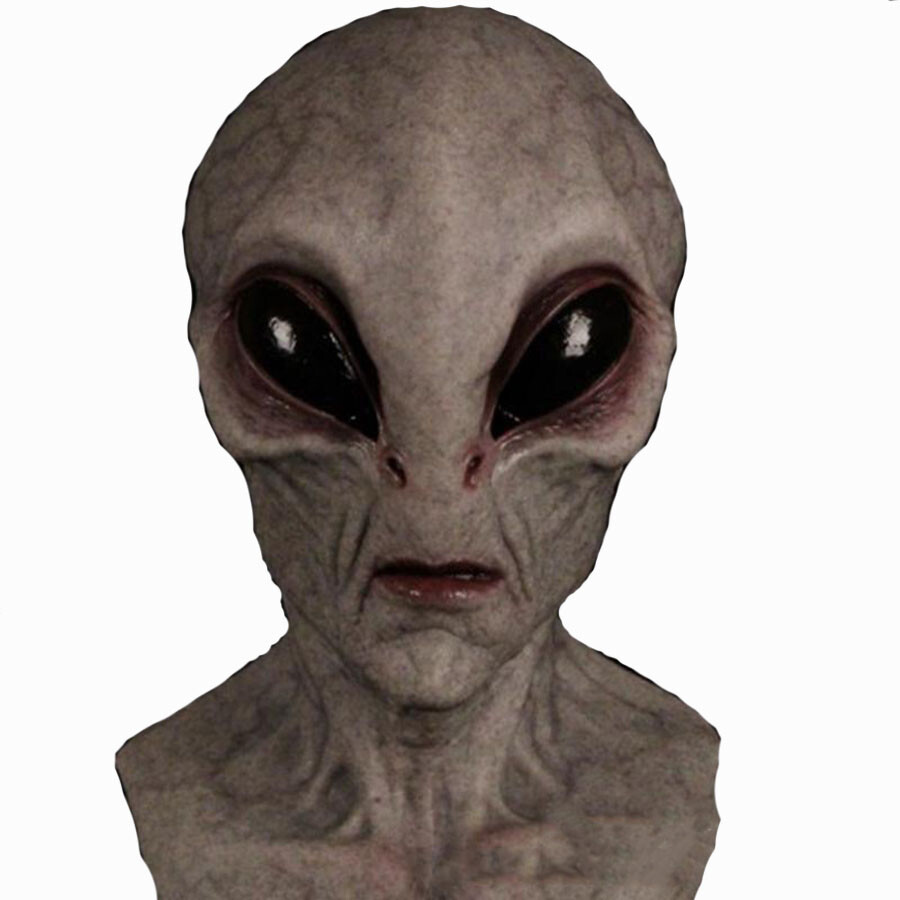 For Halloween Cosplay Alien Mask Scary Horrible Horror Alien mask Magic ...