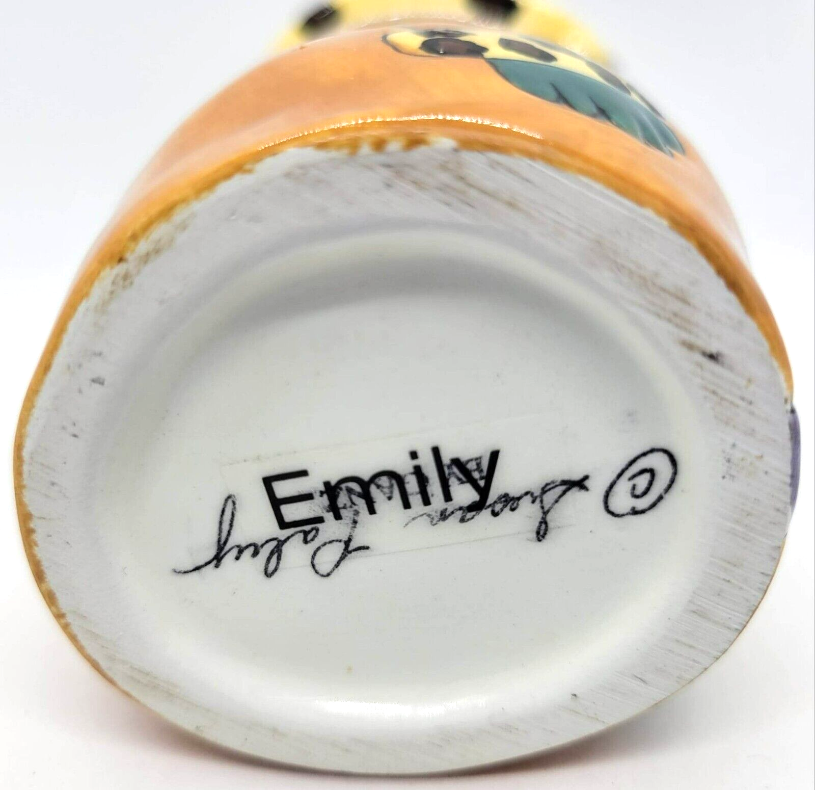 Susan Paley EMILY Vase Bella Casa by Ganz Collection Ceramic Painted ...