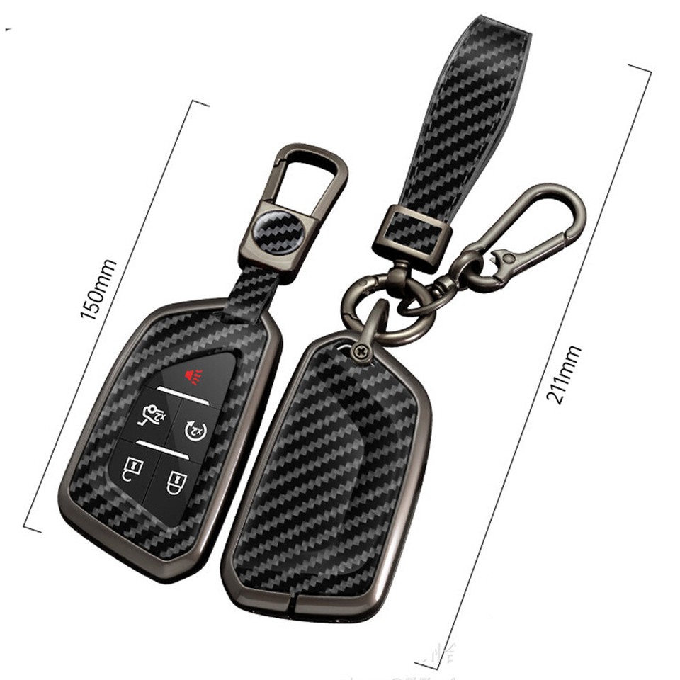 Zinc Alloy Remote Key Fob Cover Case For 2020-2025 Cadillac Escalade ...