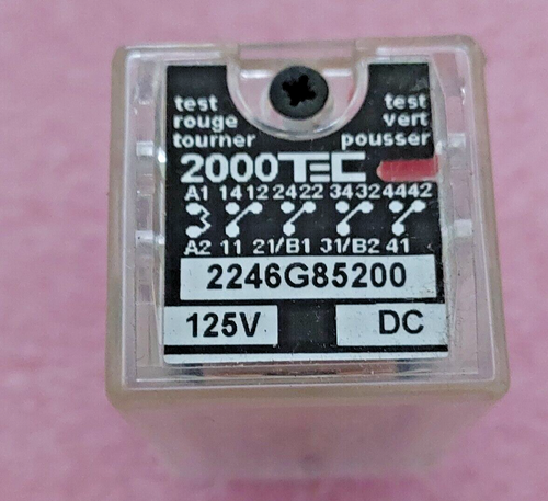 1pcs Relay 2000 TEC 125V DC 2246G85200 Rcoil12 8Kohm | eBay