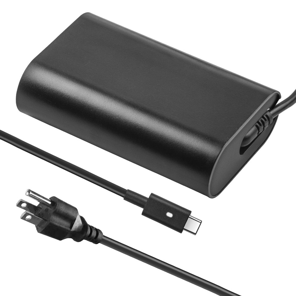 65W 45W USB-C Round Laptop Computer Charger AC Adapter Power Supply For ...