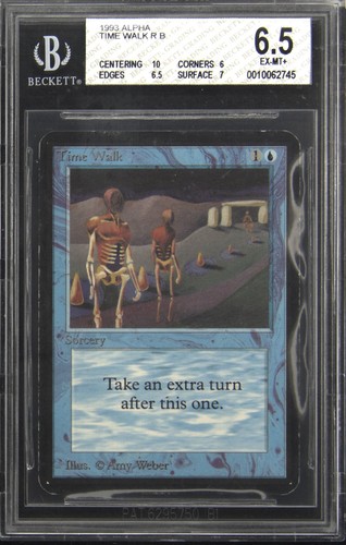 1993 MAGIC: THE GATHERING ALPHA TIME WALK BGS 6.5 | eBay