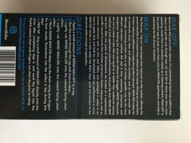 Wend Bike Chain Wax Kit 2day Delivery for sale online | eBay