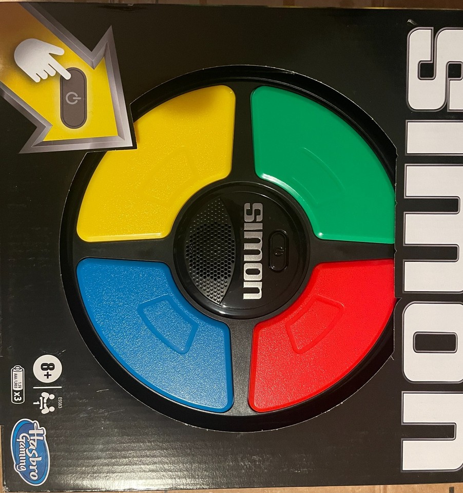Simon Handheld Electronic Memory Game with Lights and Sounds - NEW IN ...