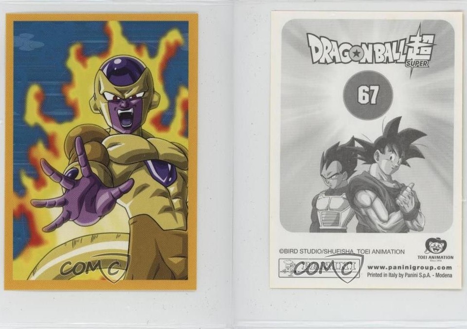2021 Panini Dragon Ball Super Ultimate Warriors Stickers Frieza #67 ...