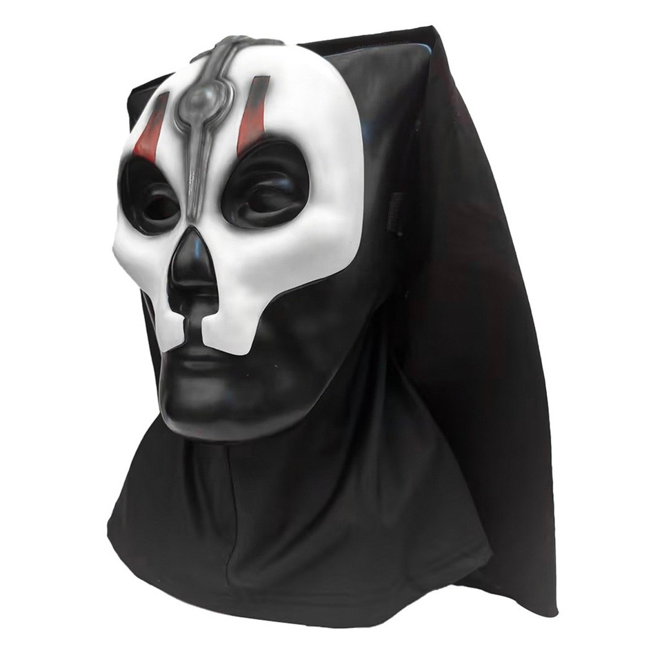 Star Wars Darth Nihilus Mask With Hood Cosplay Costume Adults Halloween ...