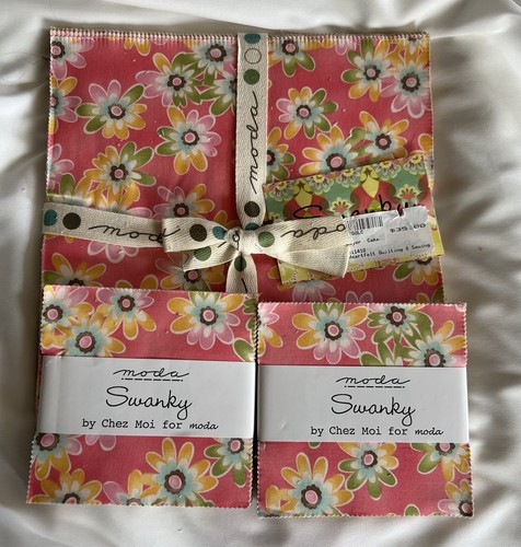 Moda Fabrics - Swanky Layer Cake And 2 Charm Packs | eBay