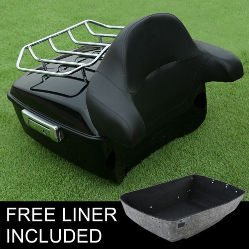 King Trunk Backrest Fit For Harley Touring Road Street Glide 14-25 | eBay