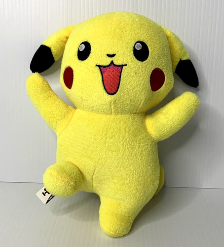 Vintage 2011 Pikachu Jumping 26cm Pokemon Plush Hard To Find VGC Free ...