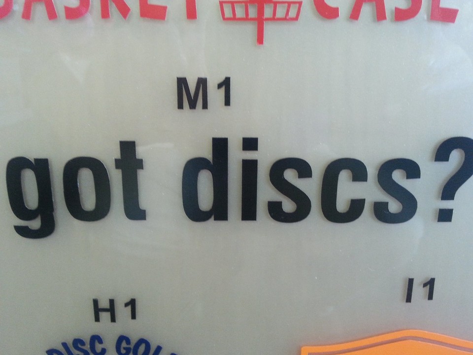 Disc Golf Vinyl Sticker Decal Got Discs? | eBay