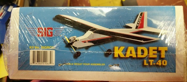 SIG Kadet Lt-40 Lt40 RC Remote Control Airplane Balsa Kit Sigrc67 for ...
