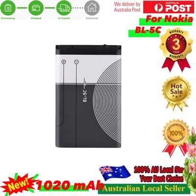 BL-5C BL5C FOR NOKIA BL-5CA BR-5C REPLACEMENT MOBILE PHONE BATTERY ...