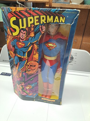 1977 VINTAGE 12 INCH SUPERMAN MEGO ACTION FIGURE in box | eBay