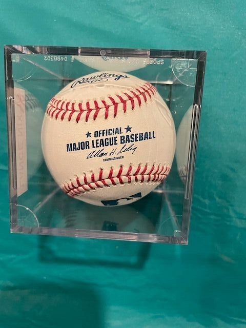 Philadelphia Phillies Lance Nix 19 Autographed Baseball with cube | eBay