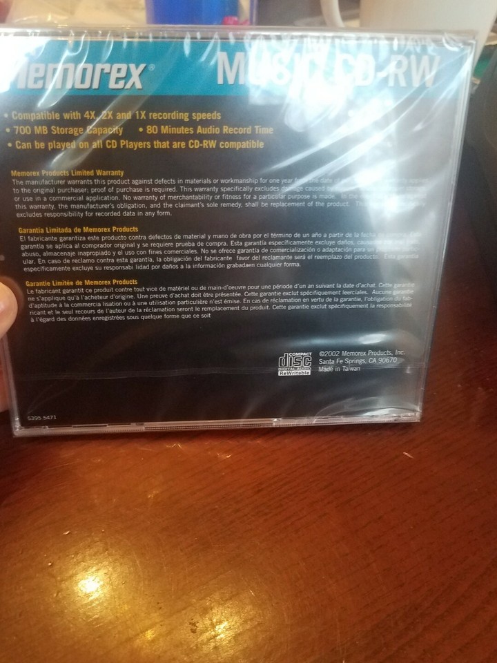 Memorex Music CD-RW 700 MB Rare Vintage | eBay