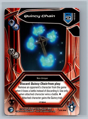 Bleach TCG Quincy Chain #U135 1st Edition CCG | eBay