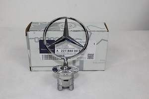 NEW Genuine Mercedes-Benz All Chrome Bonnet Star Emblem Badge 93-08 ...