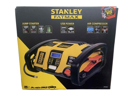 Stanley Fatmax Power Station Jump Starter USB Power Air Compressor ...