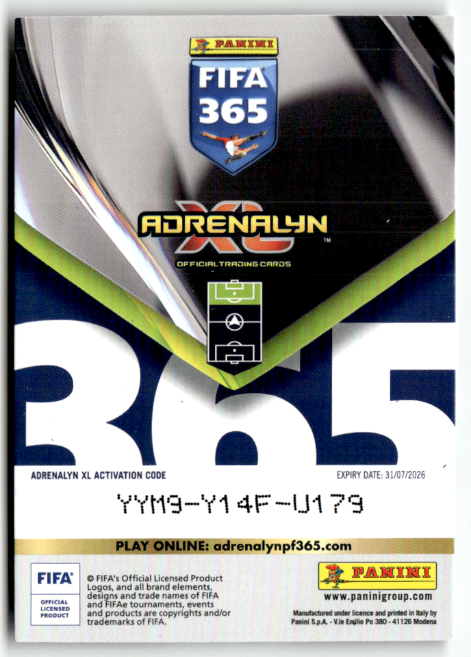 Panini Adrenalyn XL FIFA 365 2026 No. Robert Lewandowski Limited ...