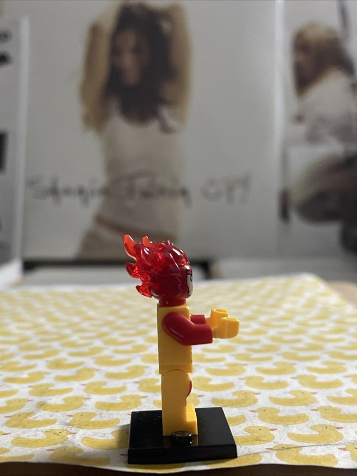 FIRESTORM CLASSIC COSTUME LEGO MINIFIG FIGURE RONNIE RAYMOND DC victor ...