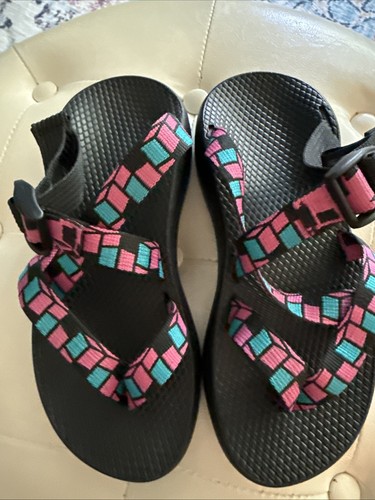 Chaco Tegu Sport Sandals Women Size 7 Multi Backless Adjustable Strap ...