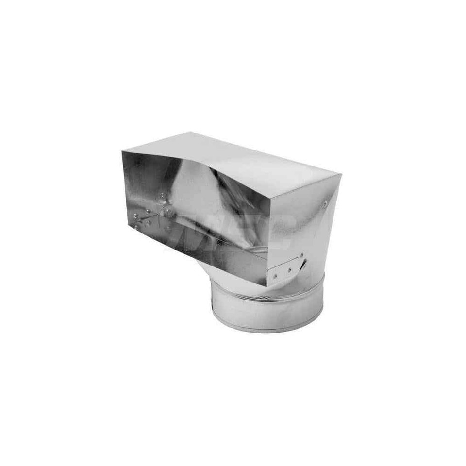 Galvanized 4" x 12" Register Rectangle x 6" Diameter Round Duct ...