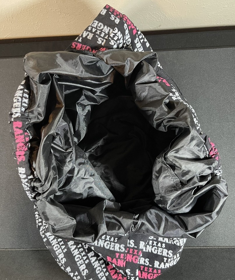 MLB Texas Rangers Tote Purse Bag Round Double Handle Lightweight Canvas ...