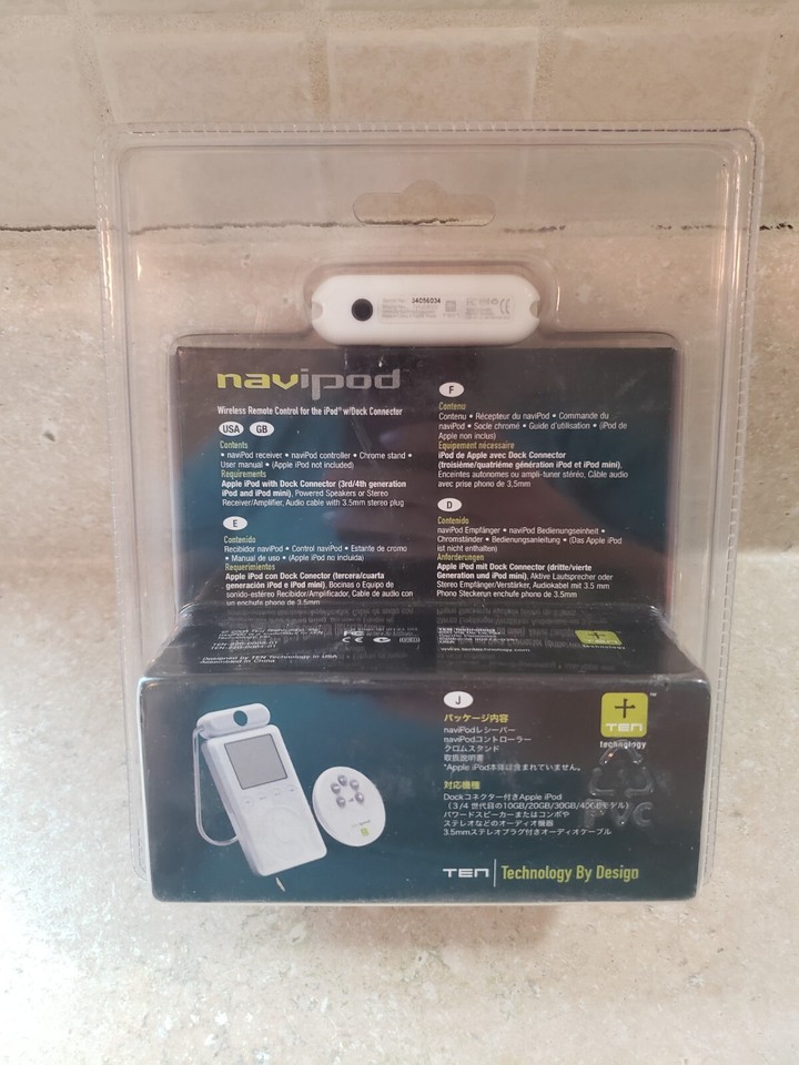 Ten Electronics Navipod Wireless Remote Control for iPod & iPod Mini | eBay