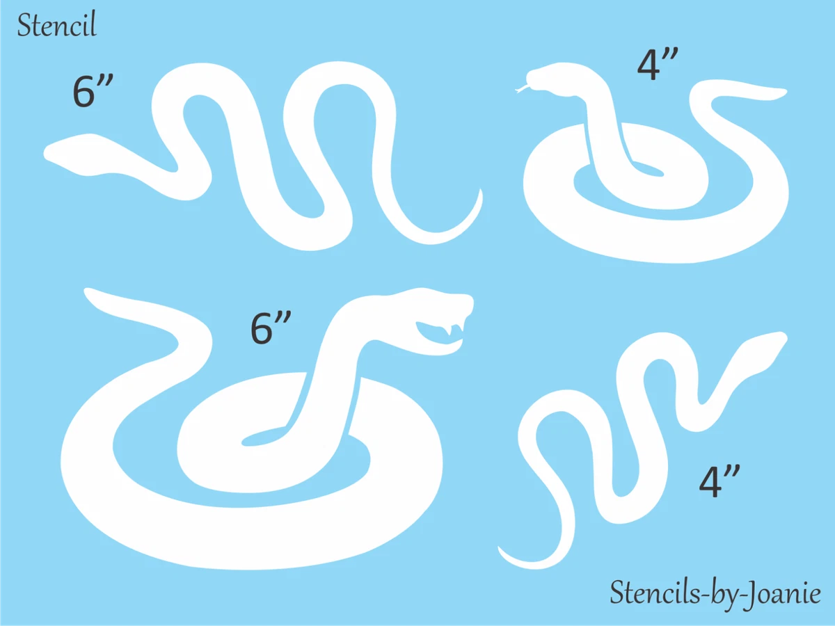 Snake Stencil