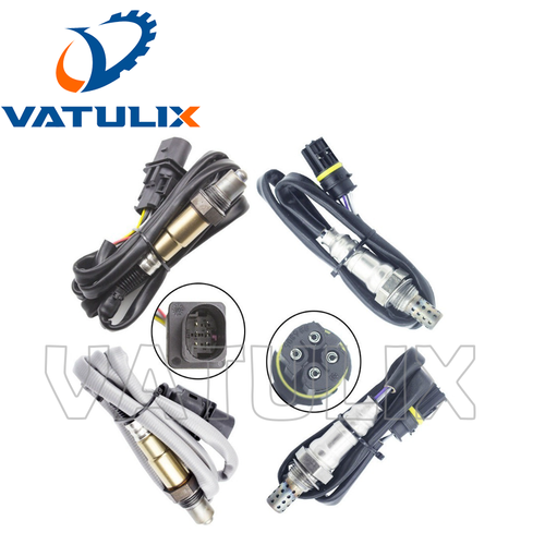 4pcs Oxygen Sensor Up+Downstream For BMW E82 E90 E91 128i 328i 328i ...
