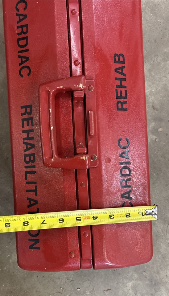 VINTAGE PLANO 8600 TACKLE BOX / Cardiac Rehab Box Large 6 Tray ...