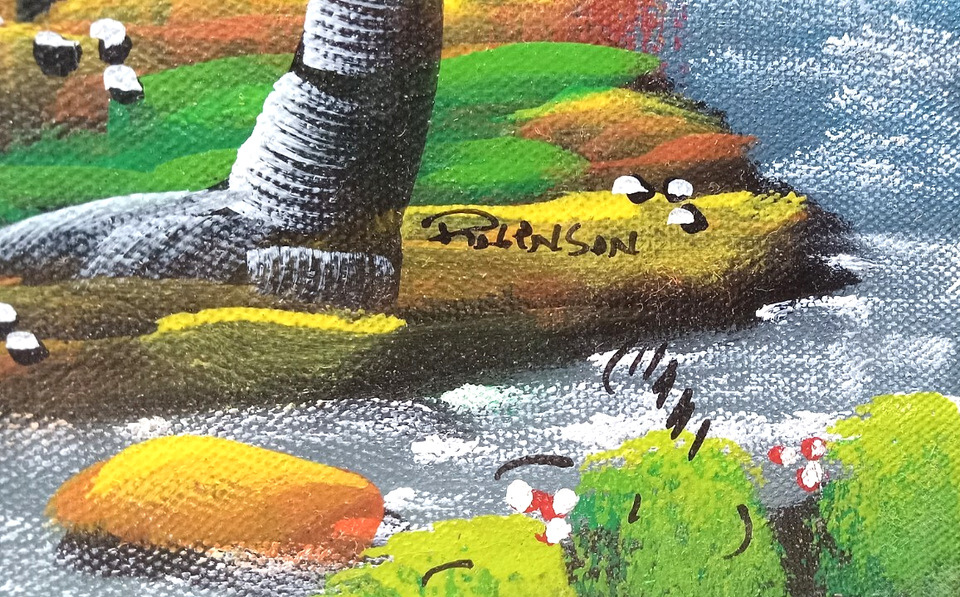 Vintage Hatian Oil Painting On Canvas Tropical Island Native | eBay