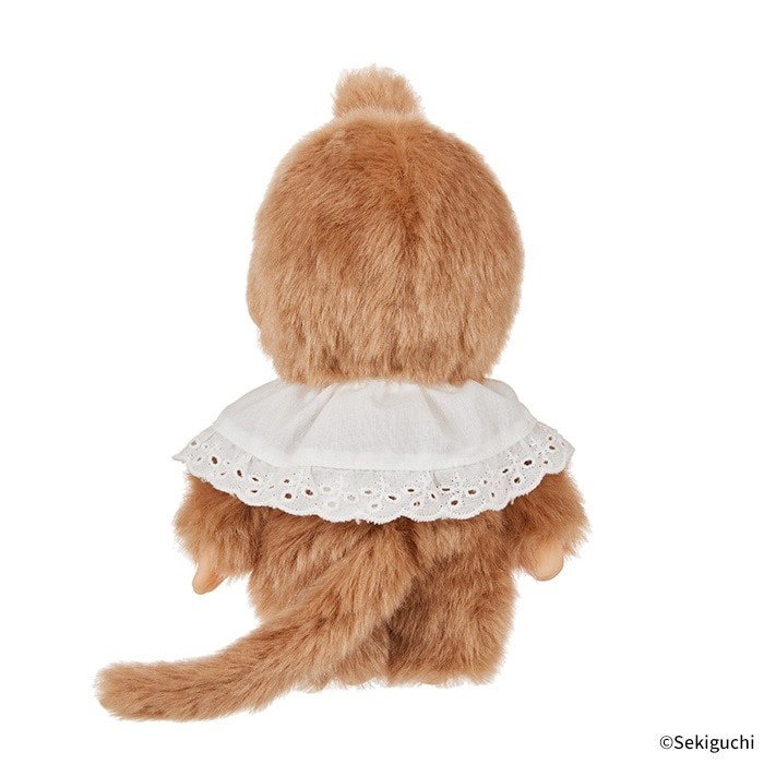 Monchhichi S size Sweet brown girl plush monkey doll thumb sucker | eBay