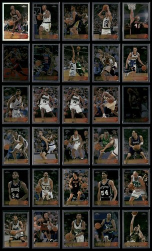 1996-97 Topps Basketball Base Chrome Refractor 70 Card Lot | eBay