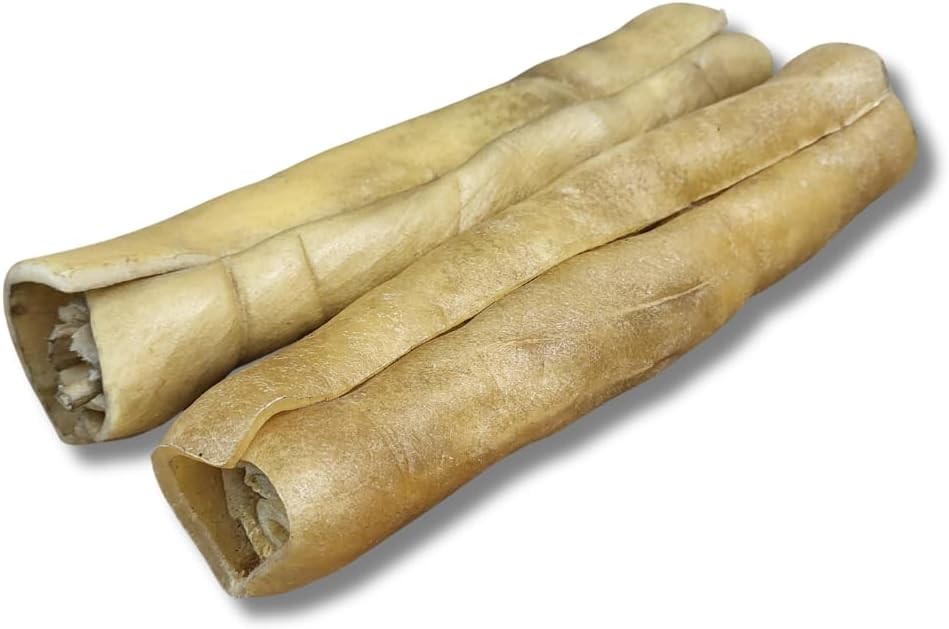 Large Buffalo Skin Roll Dog Chew – Pack Size: 2 - Long Lasting Chew ...