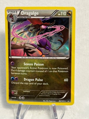Dragalge 86/122 BREAKPoint Holo Rare Pokemon Card TCG | eBay