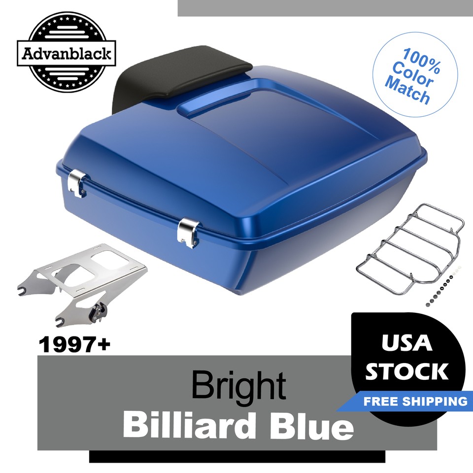 Advanblack Bright Billiard Blue Chopped Tour Pak Pack Luggage For 97 ...