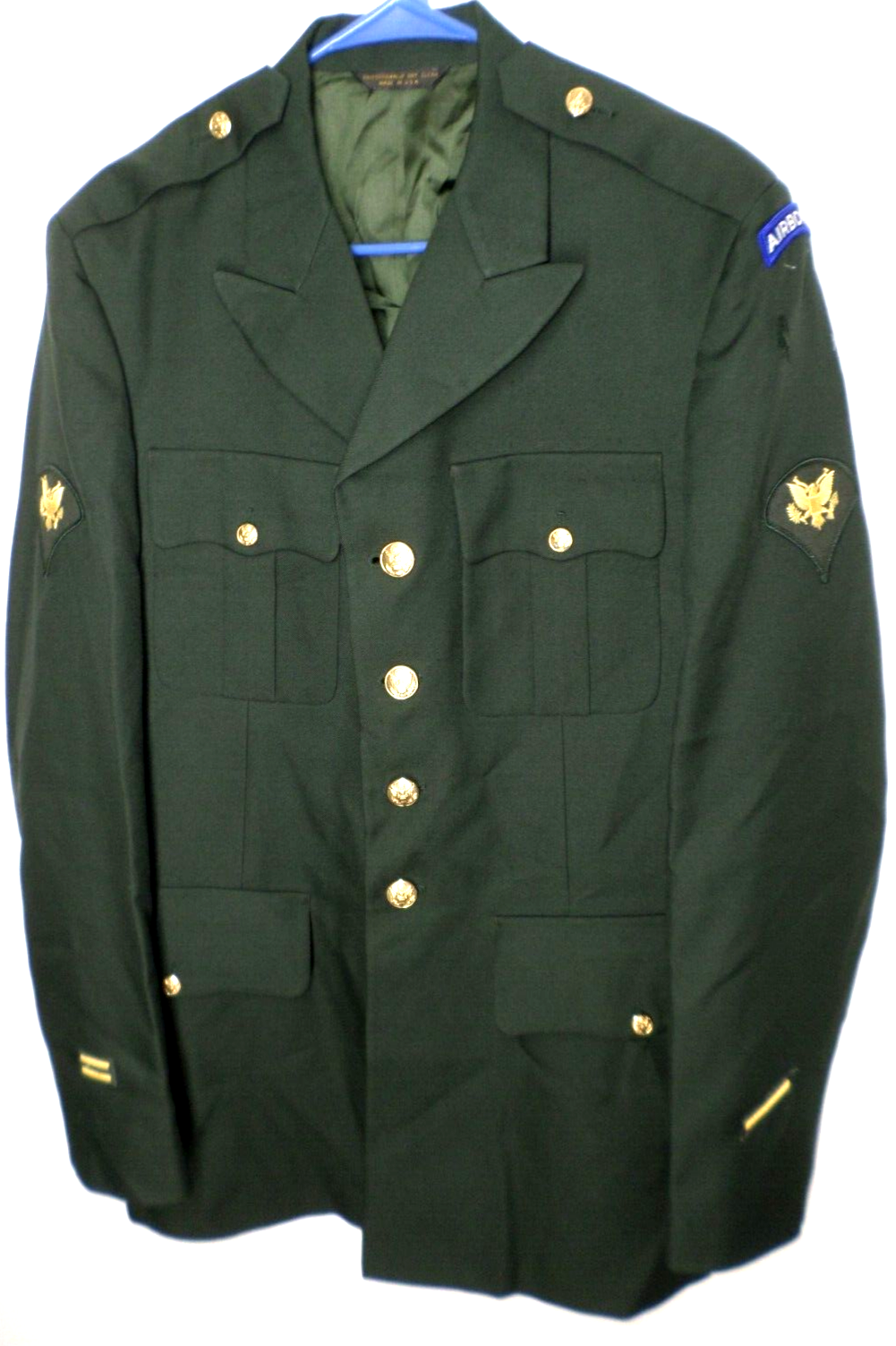 US MILITARY AIRBORNE CLASS A JACKET SZ 43XL USED SEE PICS | eBay