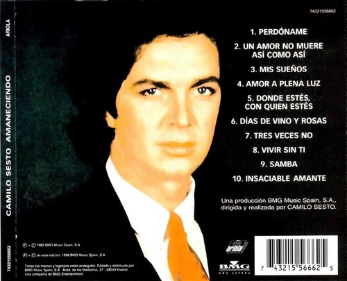 CD CAMILO SESTO AMANECIENDO 10TEMAS SEALED WWW.AQUITIENESLOQUEBUSCAS ...