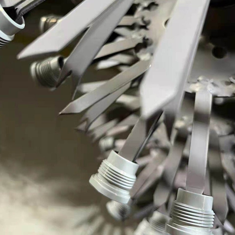 Aluminum Anodize Titanium Disc 215MM Double Rack With 12" Copper Hook ...